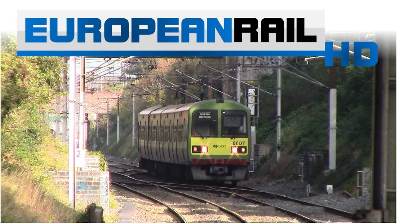 Iarnród Éireann Irish Rail DART 8500 EMU 8507 arrives at Killester ...