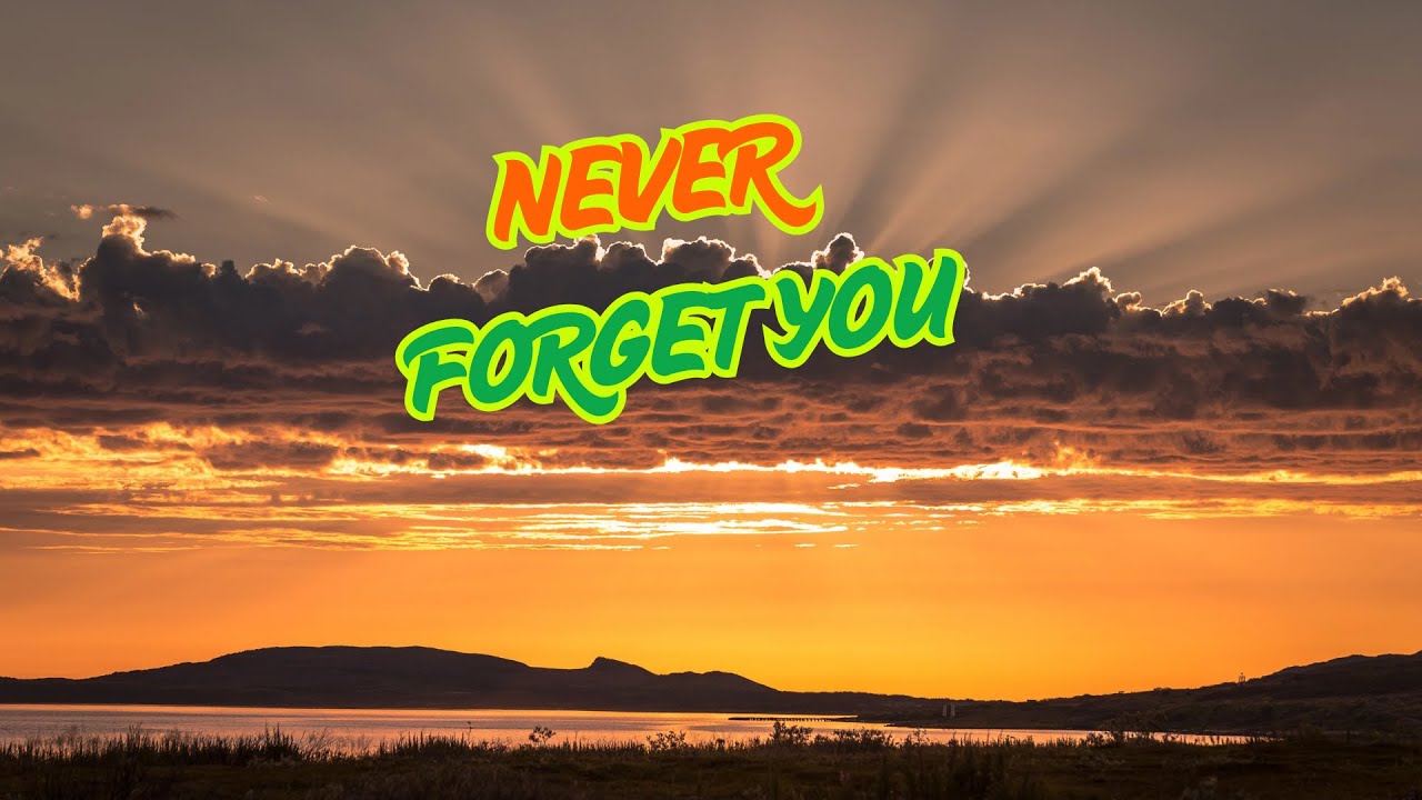Never forget you, best love song(Official lyrics video) heartfelt song ...