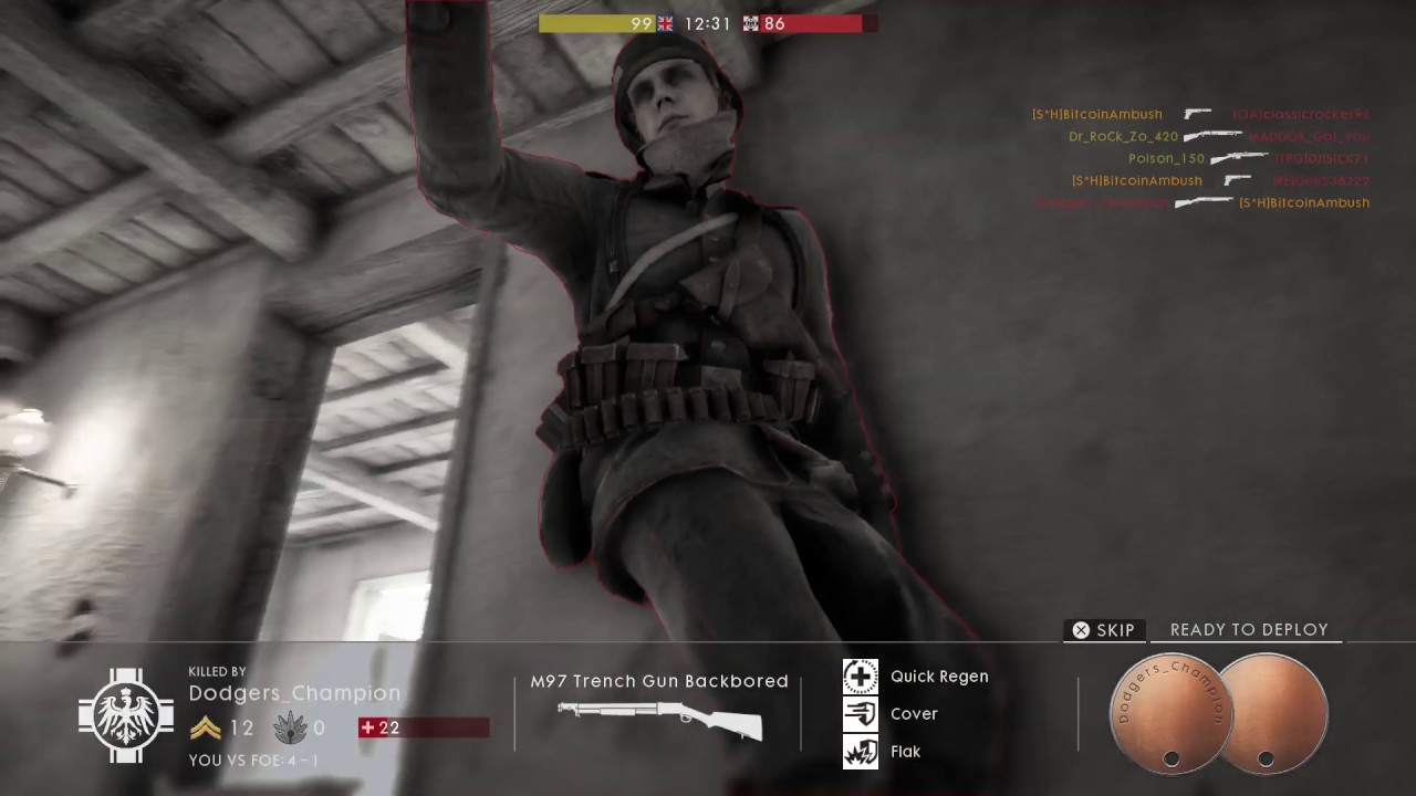 Battlefield™ 1: Team DeathMatch on St. Quentin Scar - 31K/3D - YouTube