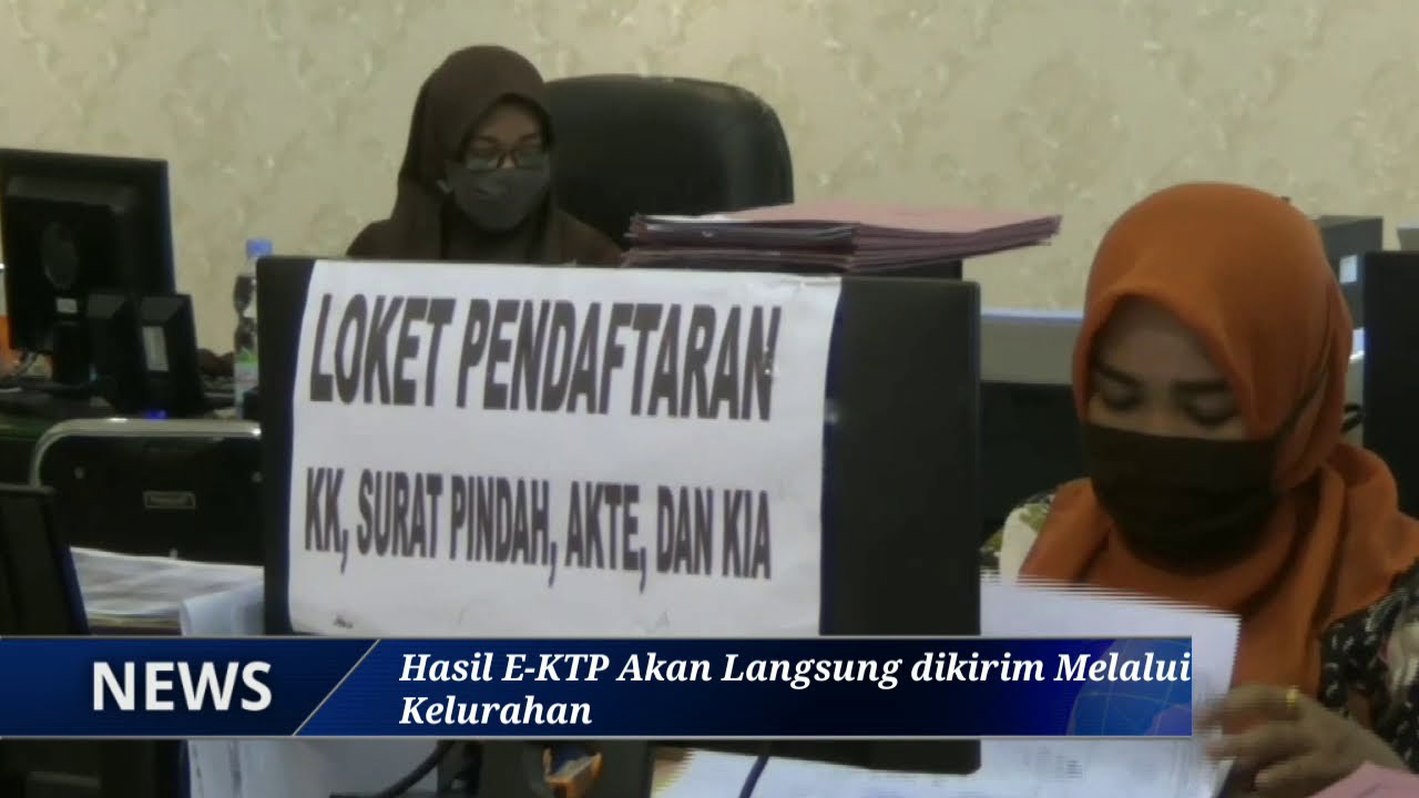 Capil Sumenep Hanya Layani Perekaman e-KTP Selama Pandemi - YouTube