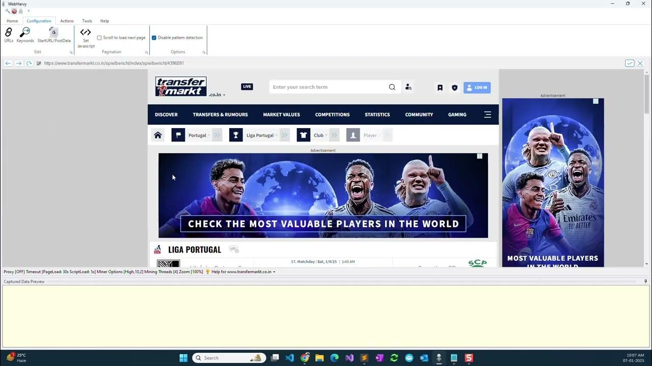 Scraping Team Lineups from transfermarkt.com | LaLiga | Football Scraping - YouTube