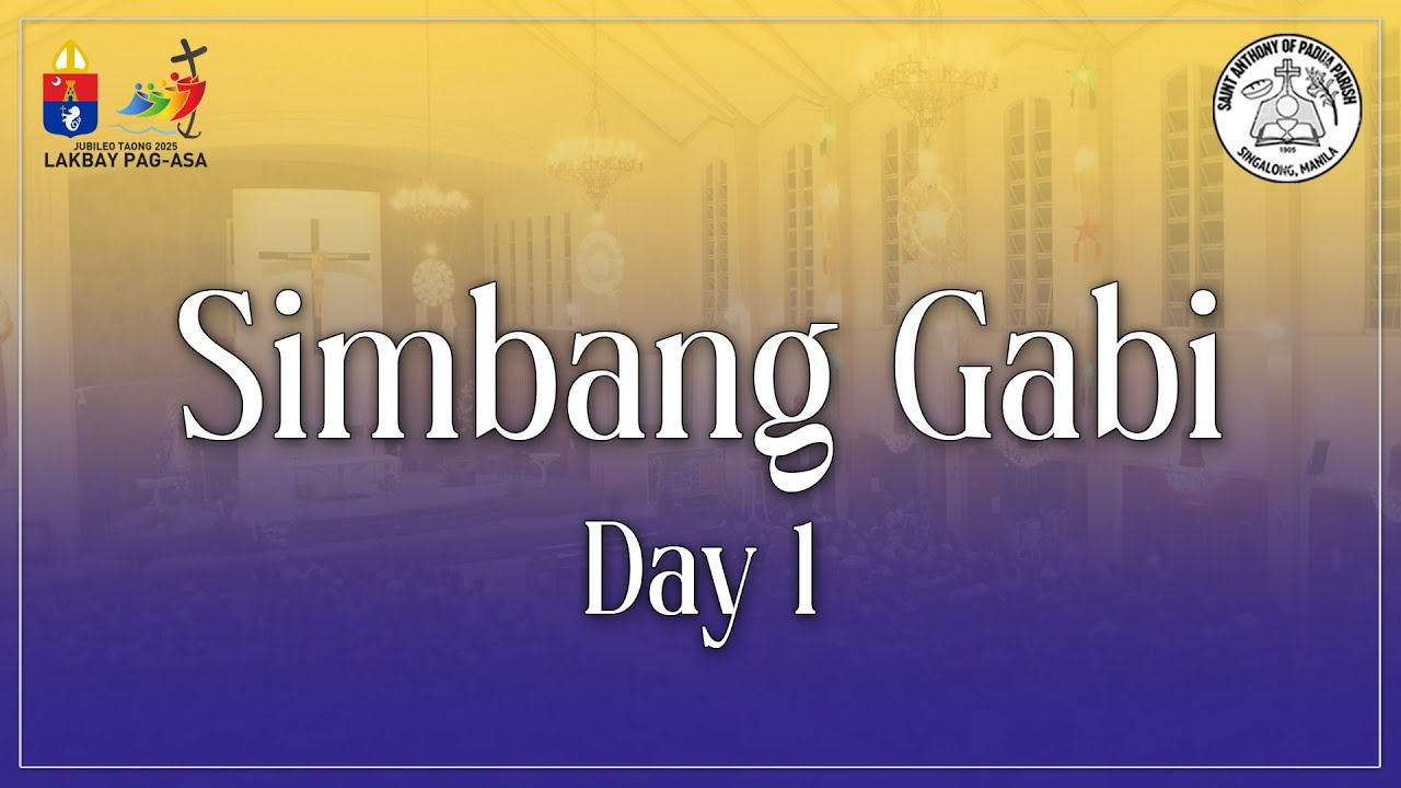 Anticipated Simbang Gabi Day 1 | 9:00 PM | December 15, 2025 - YouTube
