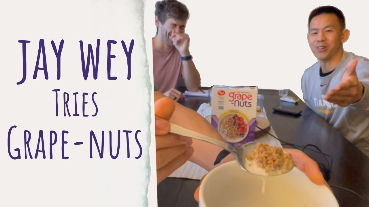 Jay Wey Tries Grape-Nuts | Jay & Sharon | Grape-Nuts Podcast - YouTube