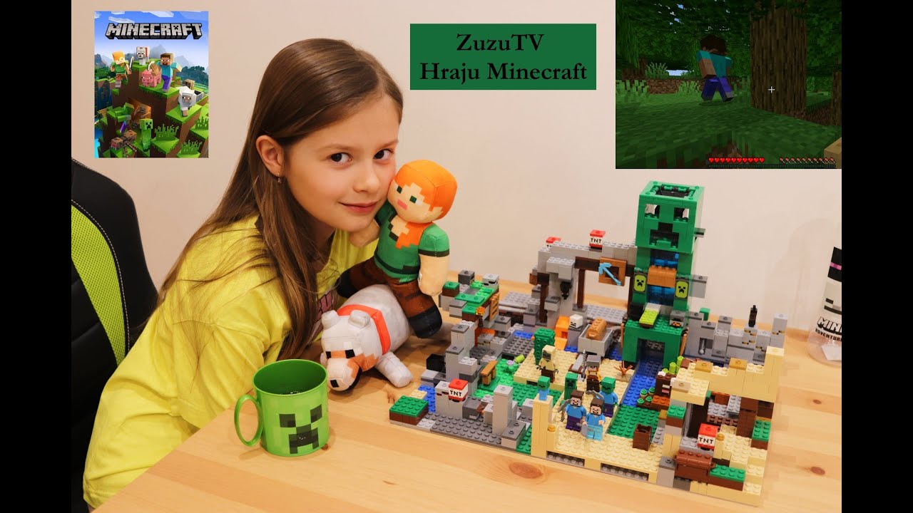ZuzuTV - Hraju s tátou Minecraft 👨‍👧 - YouTube