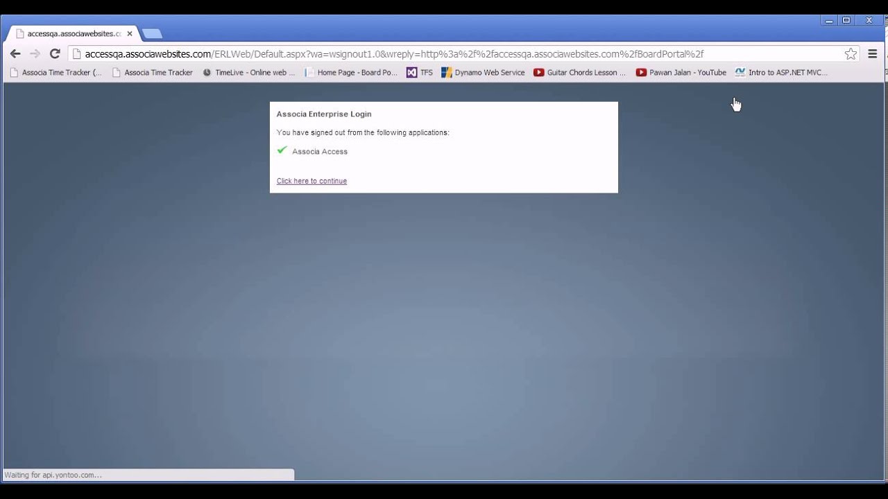 Logout Issue - YouTube