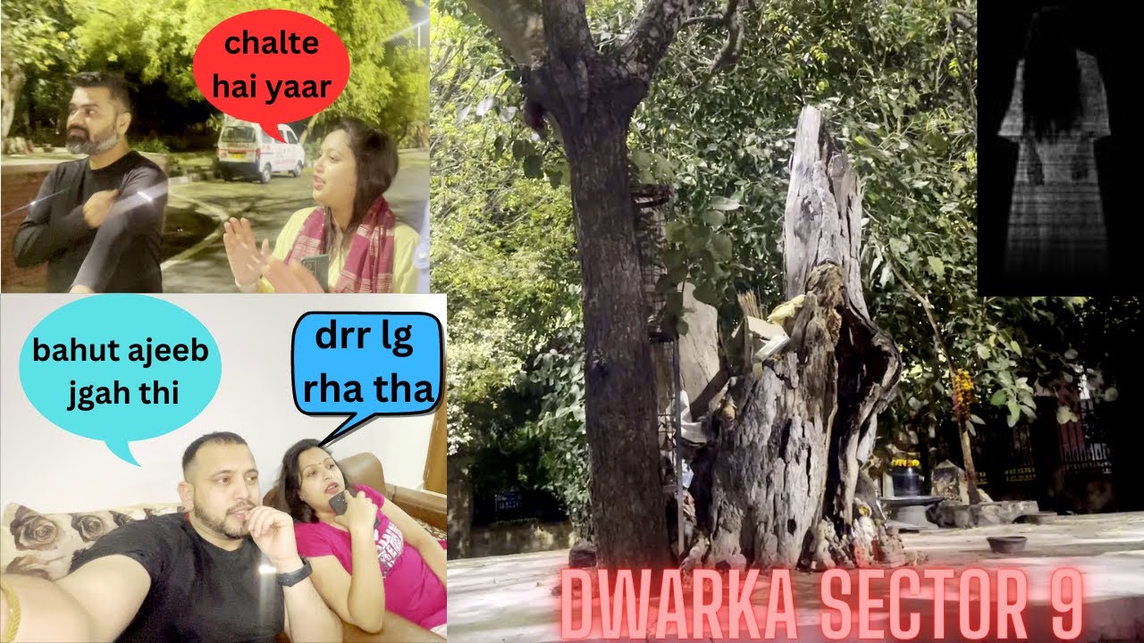 Dwarka Sec 9 Haunted Tree😰|| वहां जाते ही अजीब सी घबराहट होने लगी😱 ...