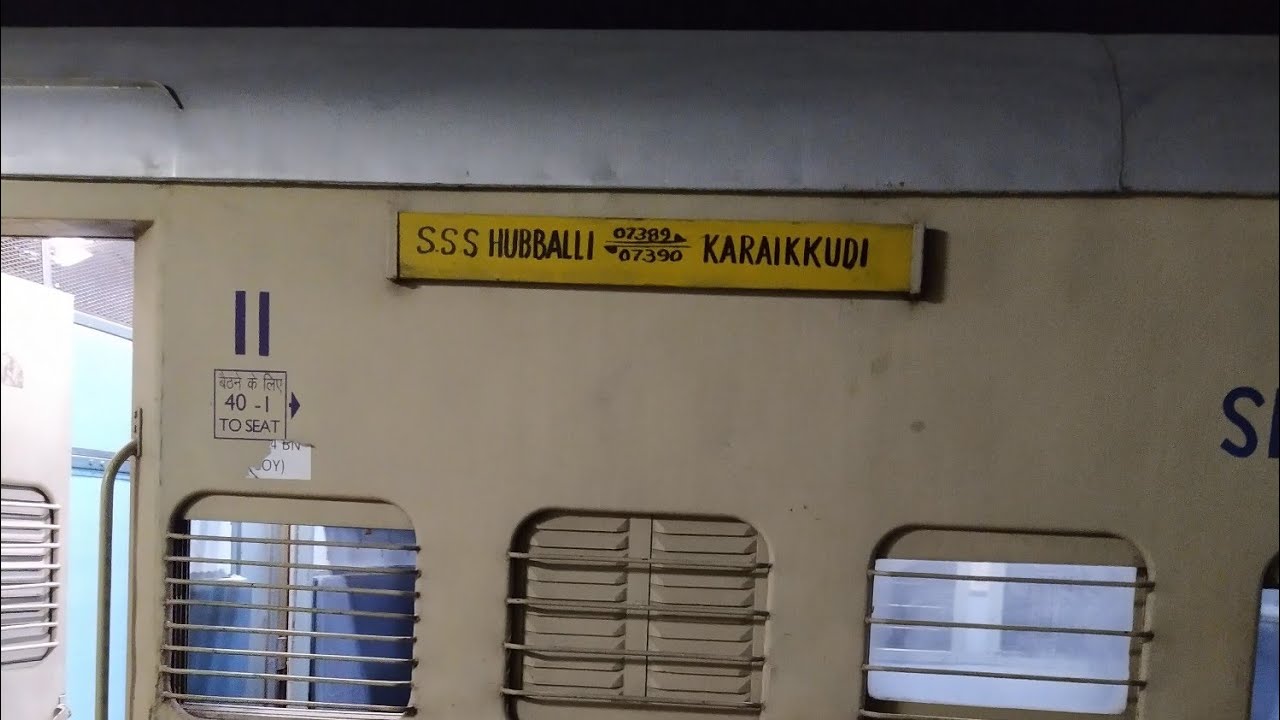 07389 ️ KARAIKKUDI SUMMER SPECIAL TRAIN MADE A GRAND ENTRY AT SALEM ...