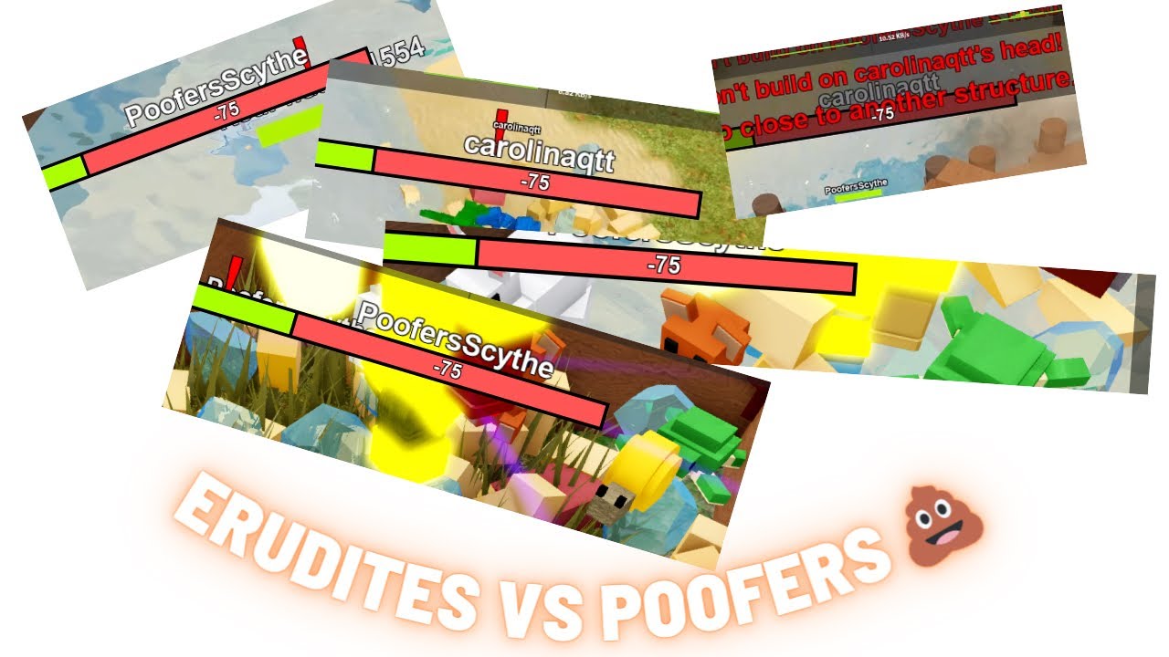 ERUDITES VS POOFERS | BOOGA BOOGA REBORN | PVP COMPILATION #18 - YouTube