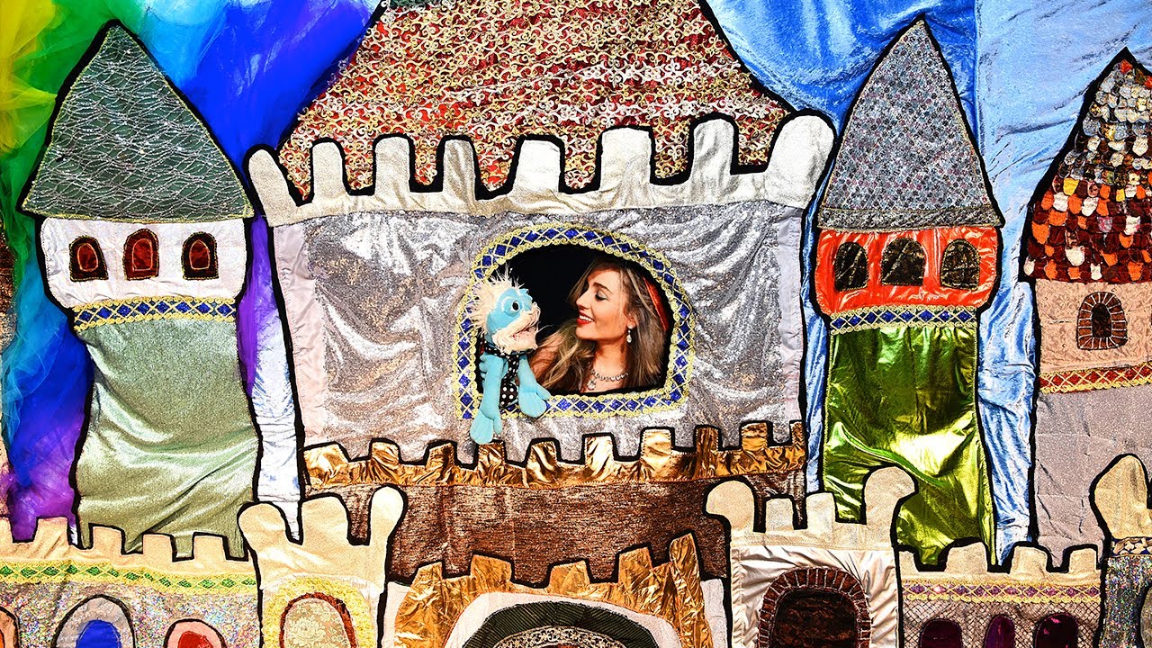 How to make a giant rainbow princess castle with fabric appliqué ...