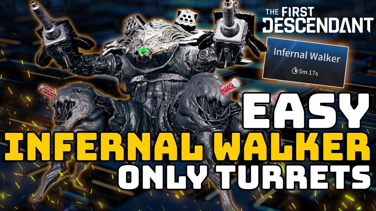 INFERNAL WALKER - Using Only Jaybers Turrets - 5 Min Clear | The First ...