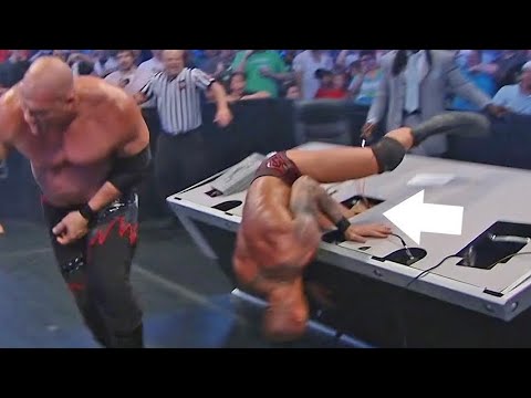 10 Worst WWE Announce Table Fails - YouTube