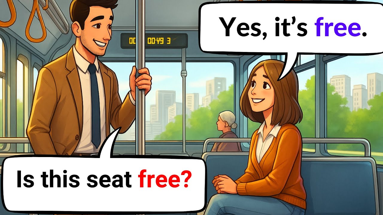 English Conversation Practice on Public Transport English Speaking ...