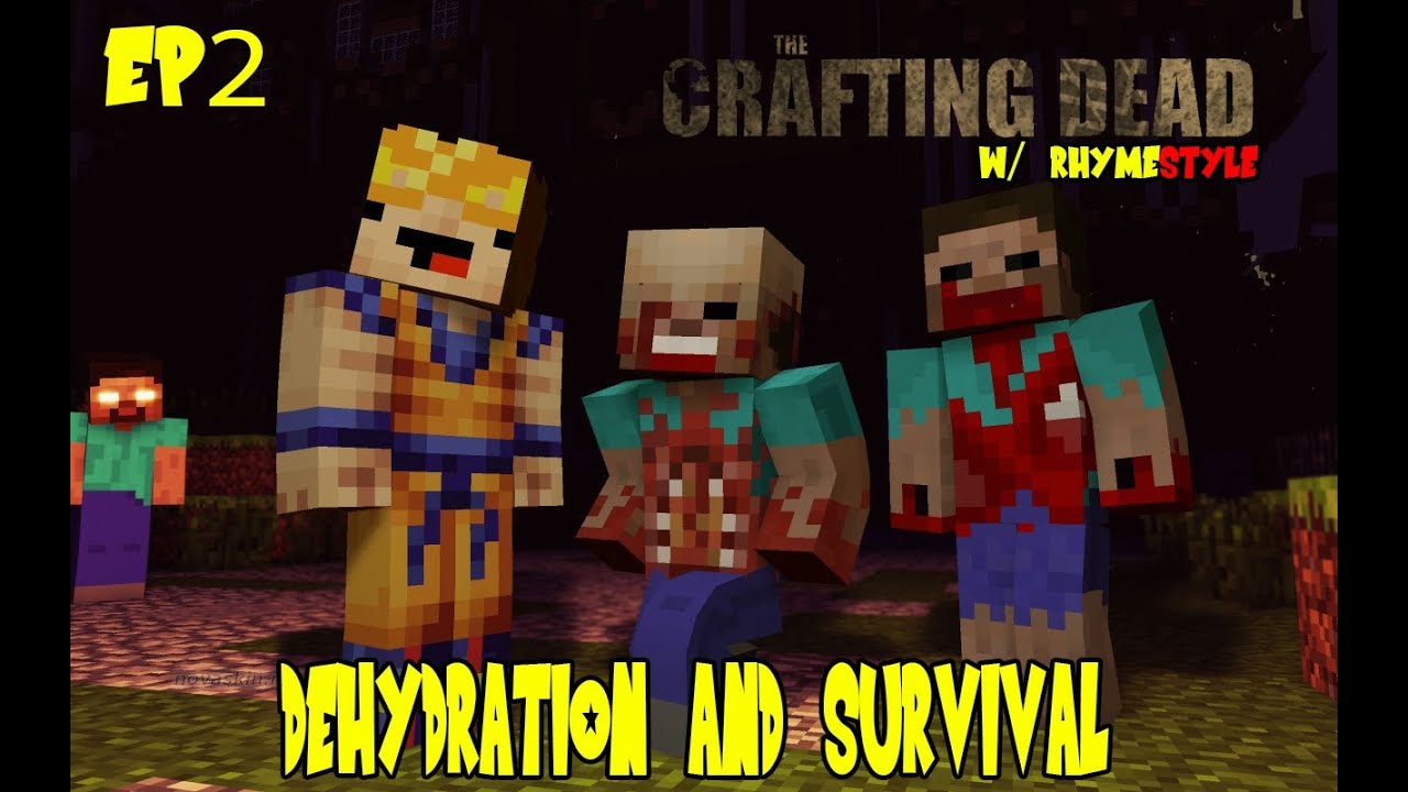 The Walking Dead Minecraft: Dehydration & Survival (Crafting Dead Cure ...