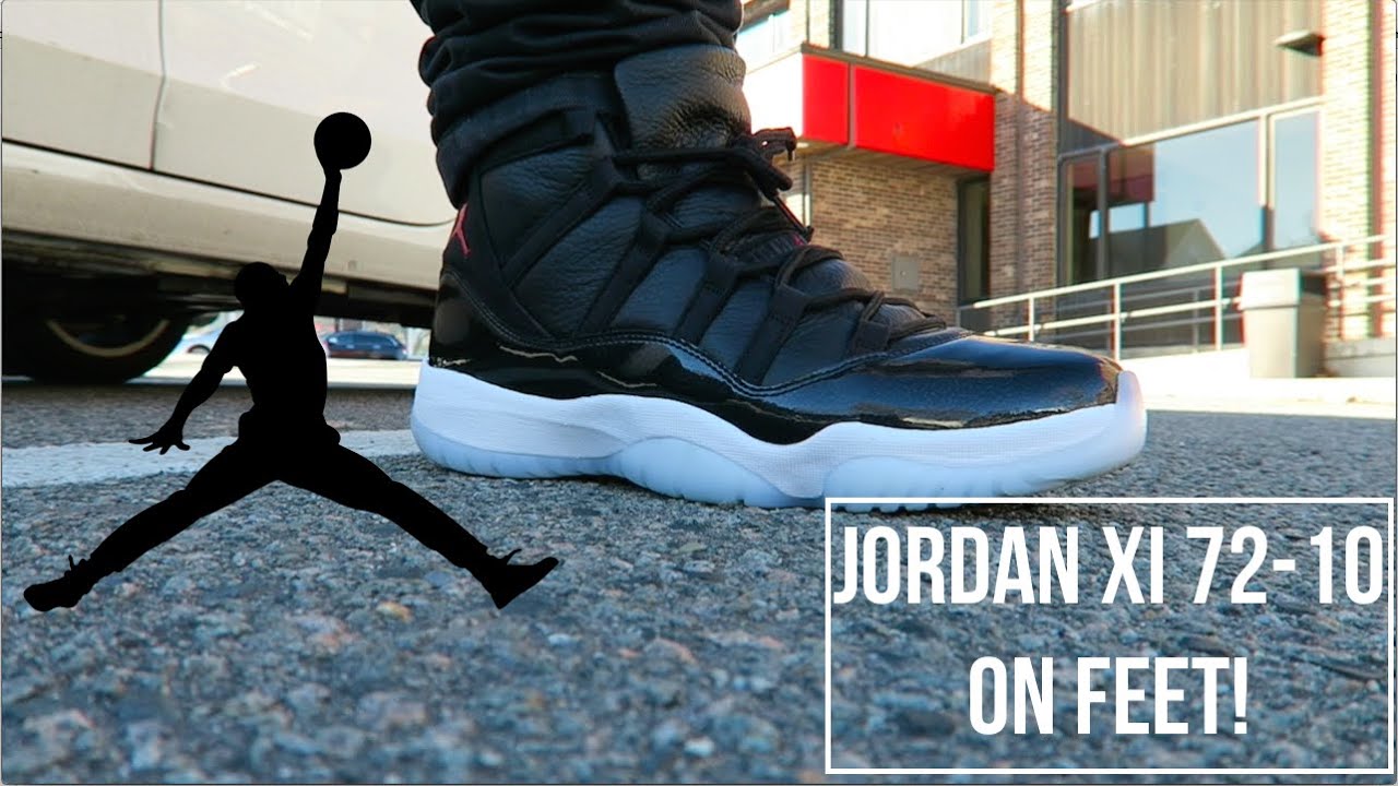 Jordan XI "72-10" On Foot Video! | A Short Unboxing Film - YouTube
