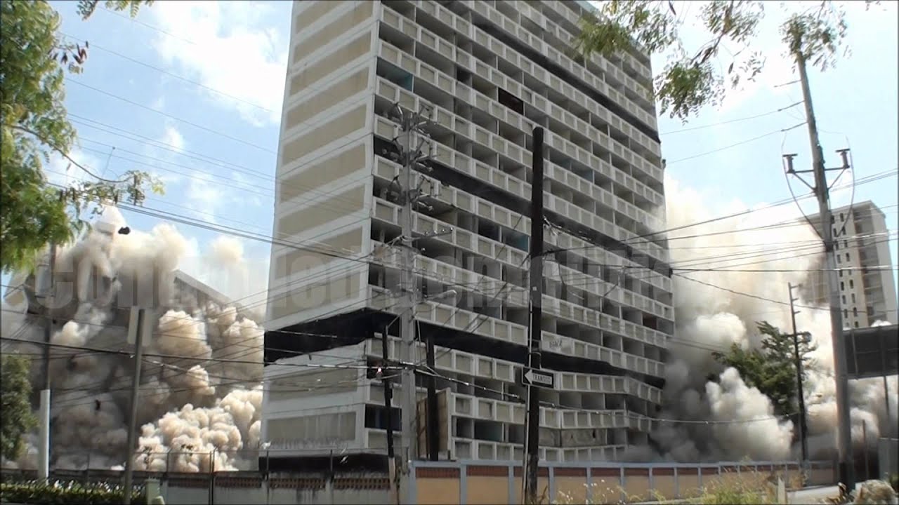 Las Gladiolas Housing Complex - Controlled Demolition, Inc. - YouTube