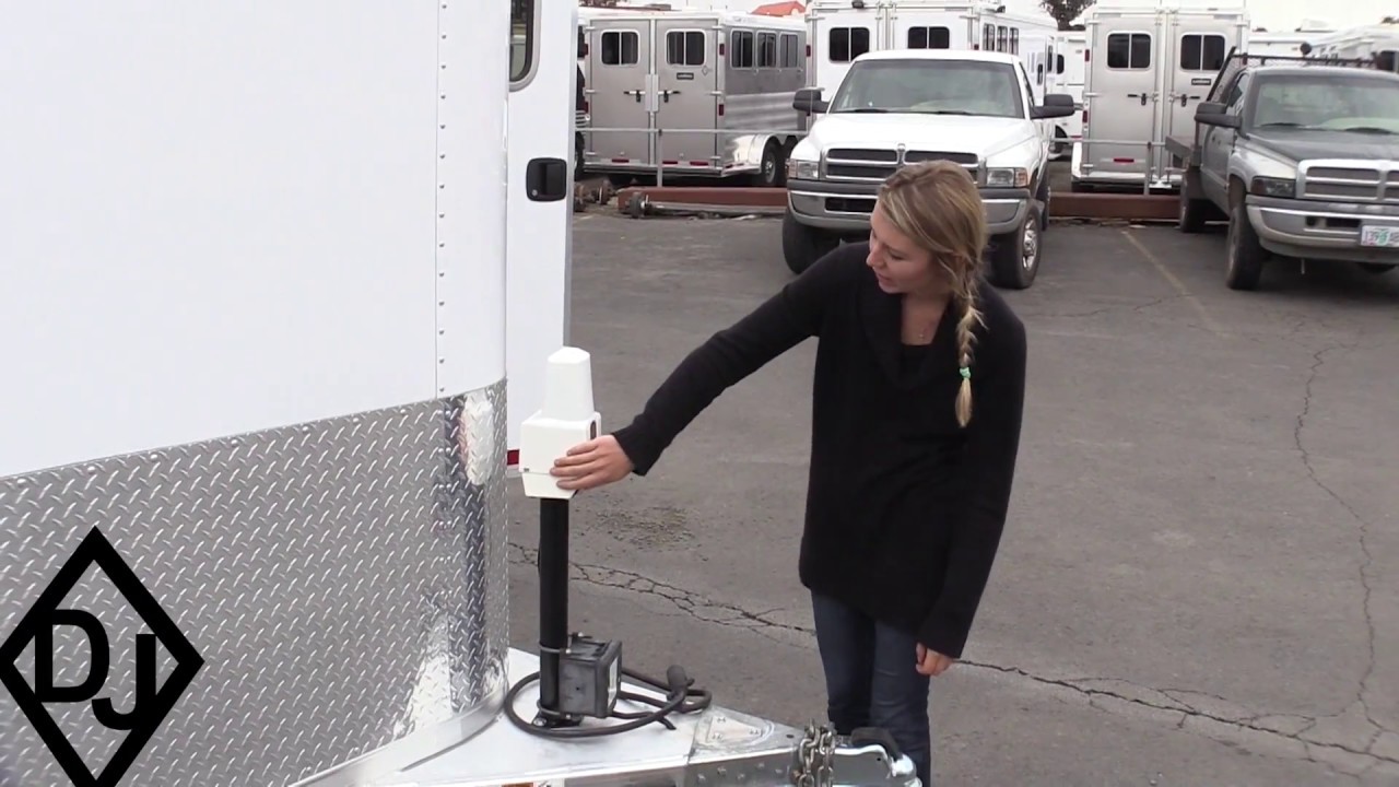 Electric Bumper Pull Jack | Don Johnson Sales Inc. - YouTube