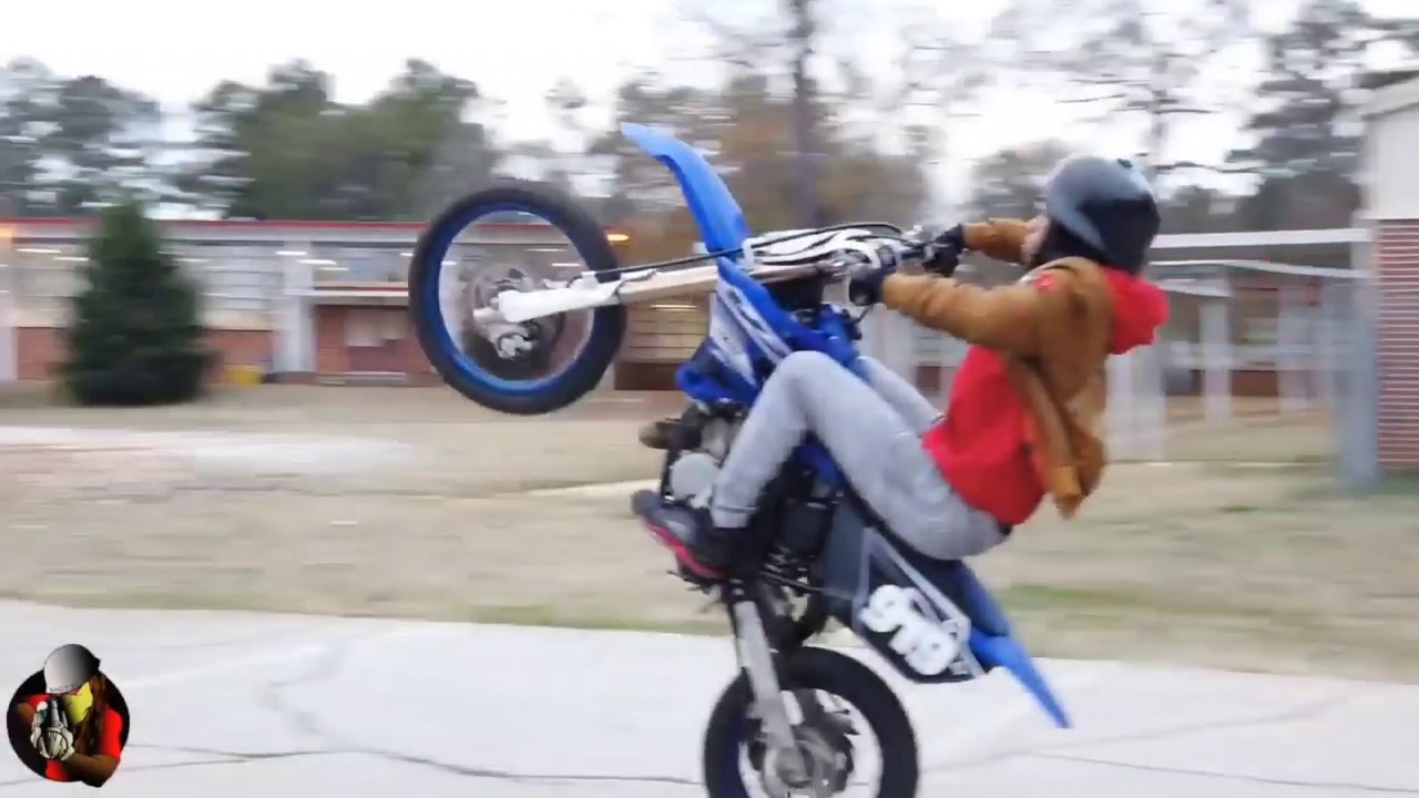 yz 85 wheelies - YouTube