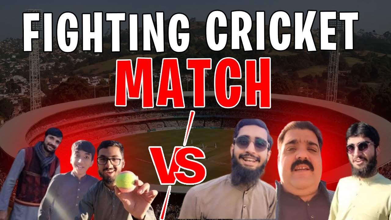 fighting cricket match today vlogs #rajabfamilyvlogs - YouTube
