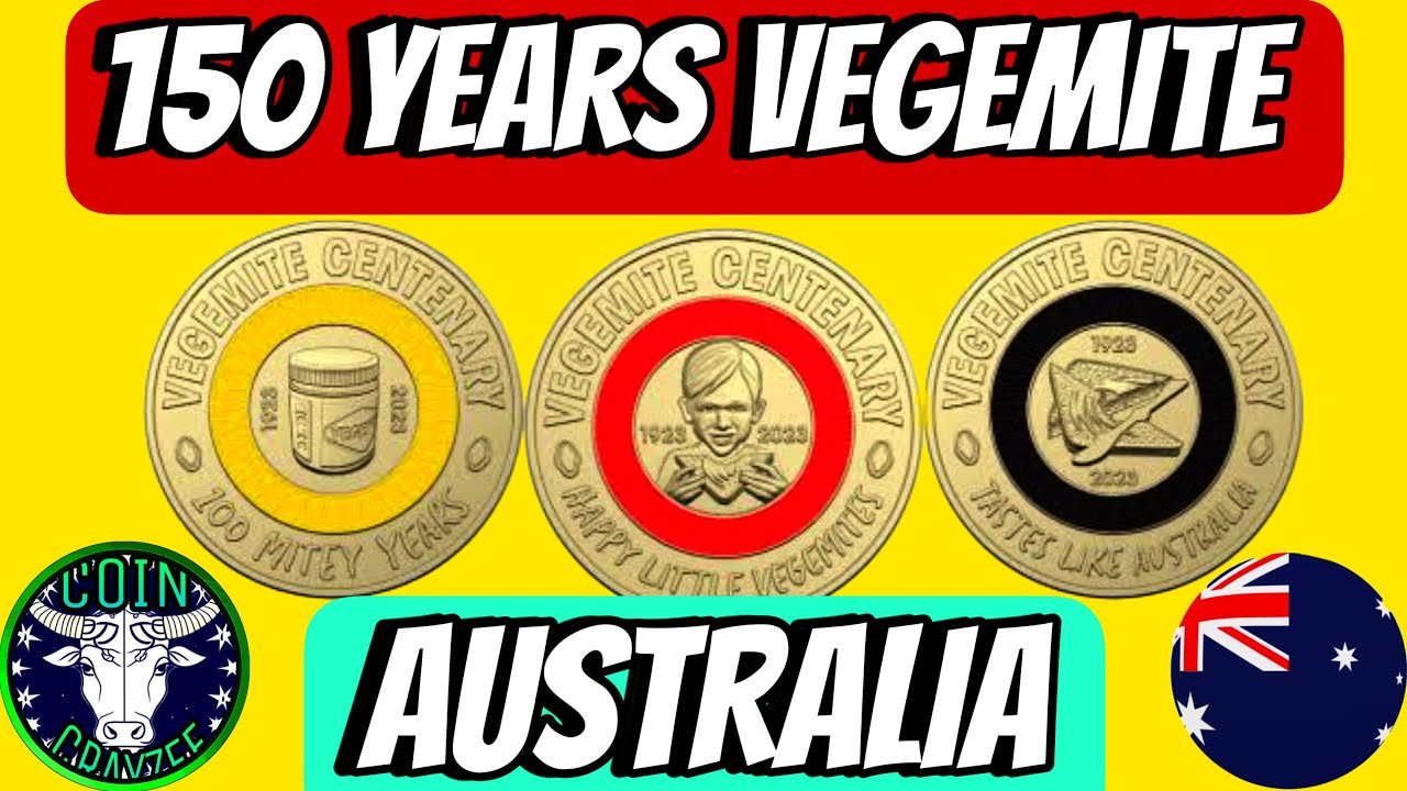 Circulating Coins Of Australia-Rare $2 VEGEMITE Coins - YouTube