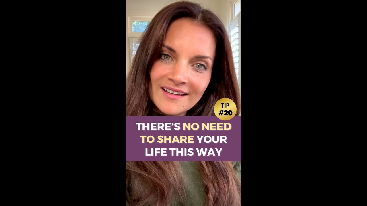 Tip #20 - There’s No Need To Share Your Life This Way #relationshiptips ...