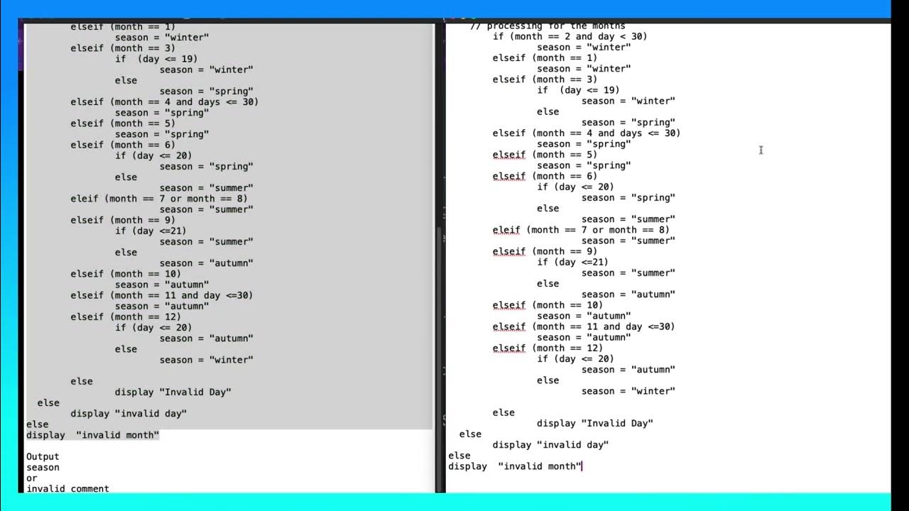 CIS125 My First Pseudocode - YouTube