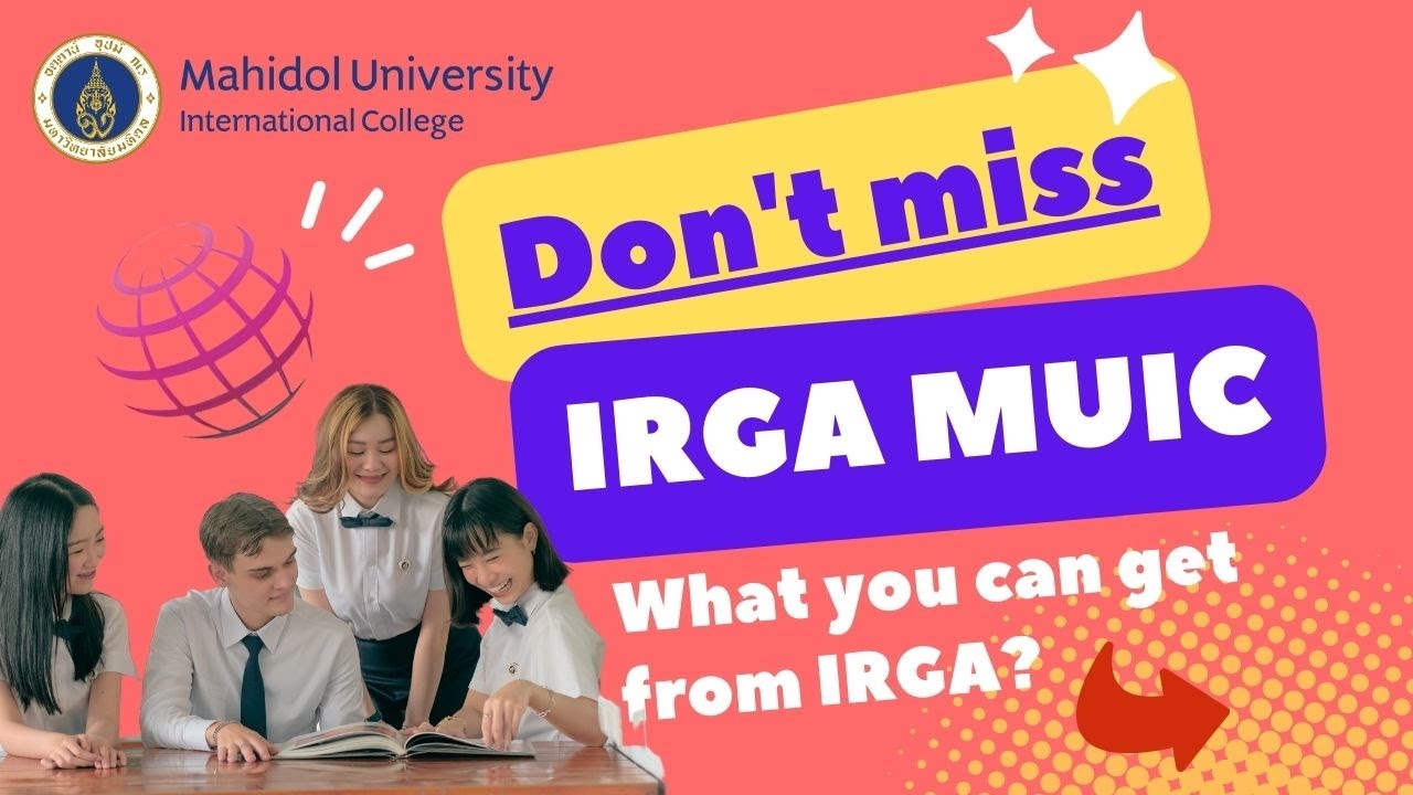 ความสัมพันธ์ระหว่างประเทศ เเละกิจการทั่วโลก International Relations and Global Affairs IRGA ...