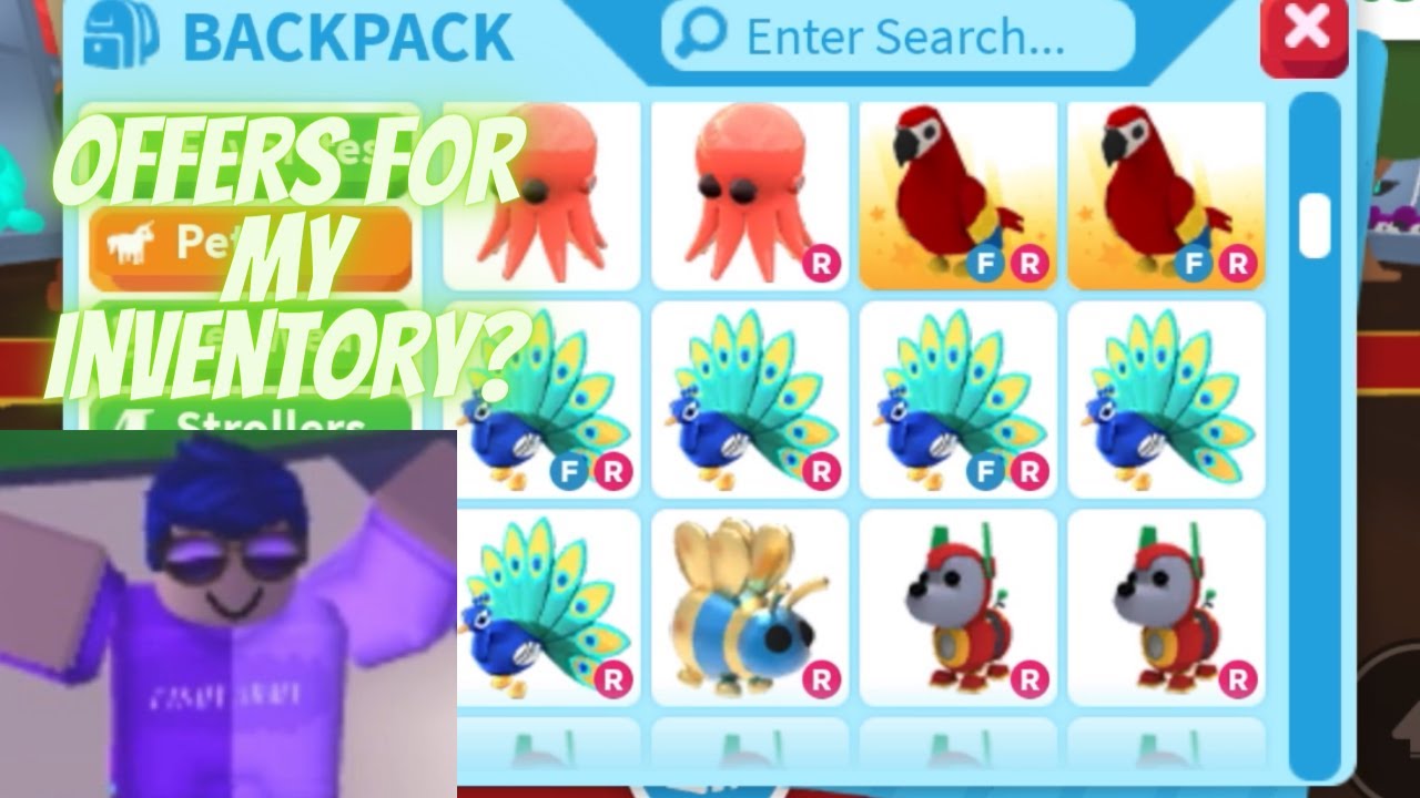 Taking Offers On My Adopt Me Inventory! - *Insane Pets* - YouTube
