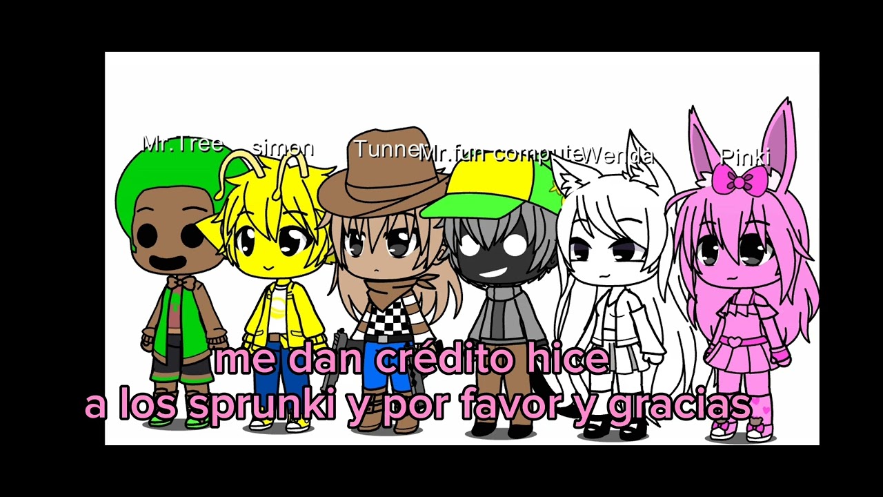 Hice a los sprunki incredibox de gacha club - YouTube