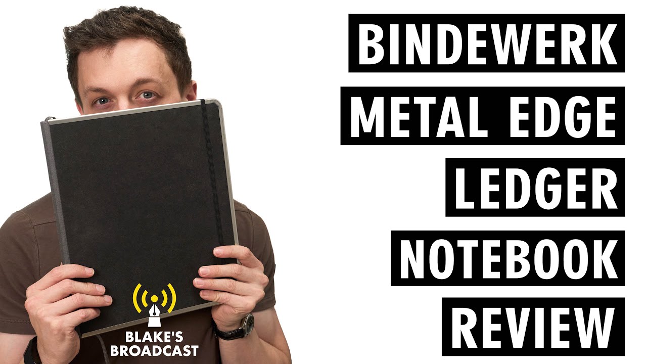Bindewerk Metal Edge Ledger Notebook Review 4K - YouTube