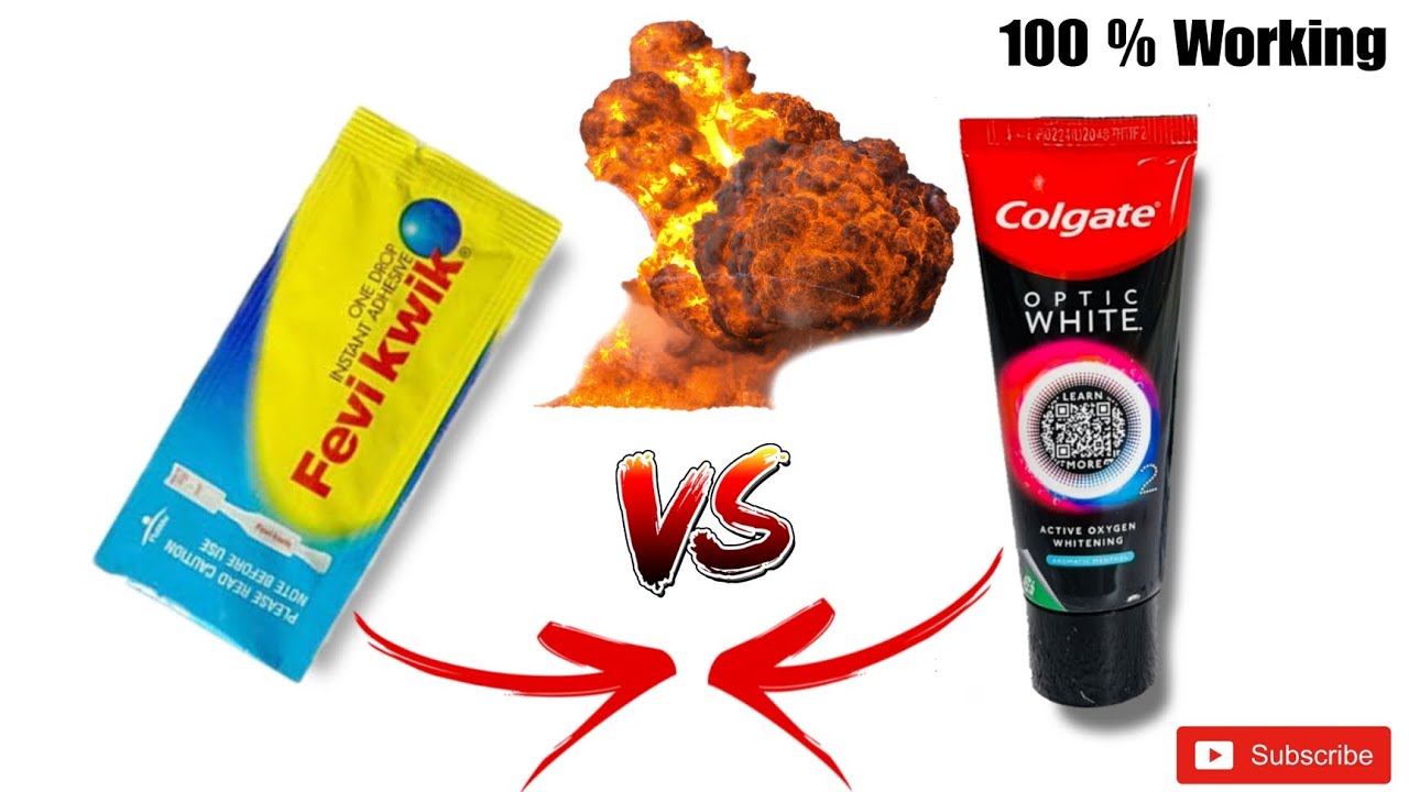 Craziest Experiment Colgate vs Fevikwik 🤯 - YouTube