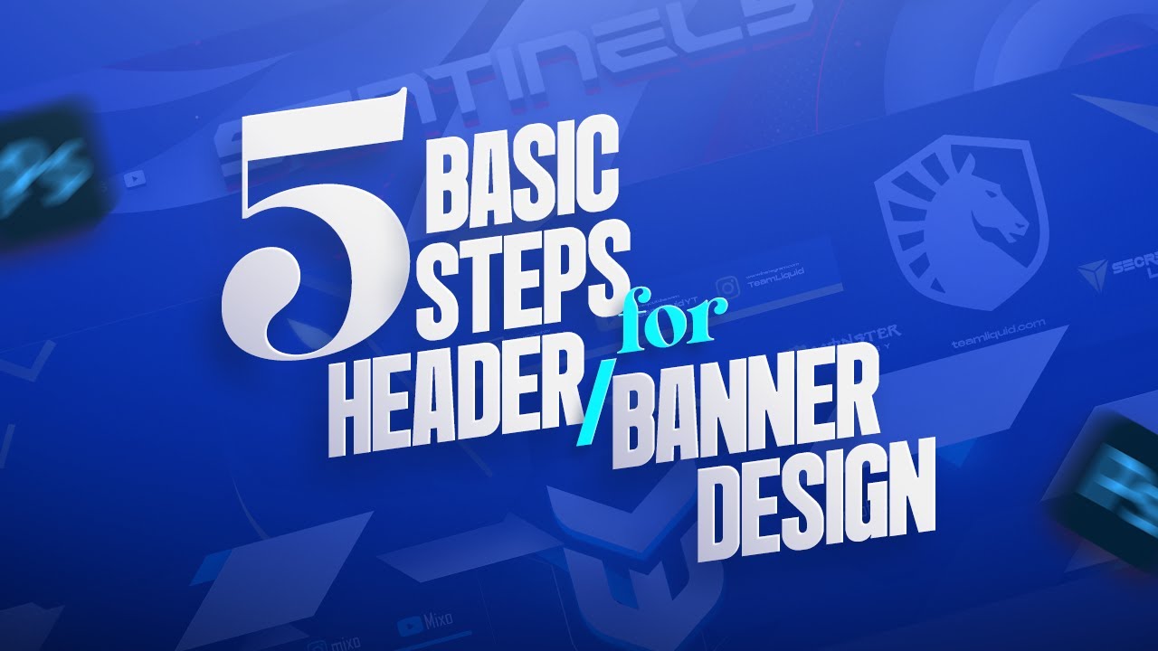 5 Steps You Must Remember for Perfect Header and Banner Design - YouTube
