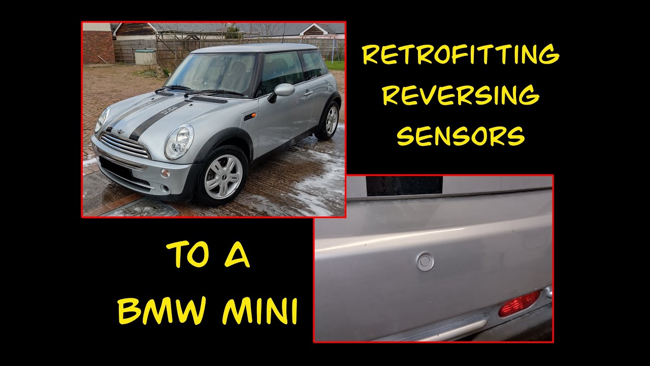 Mini R50 bumper removal & fitting reversing sensors. - YouTube
