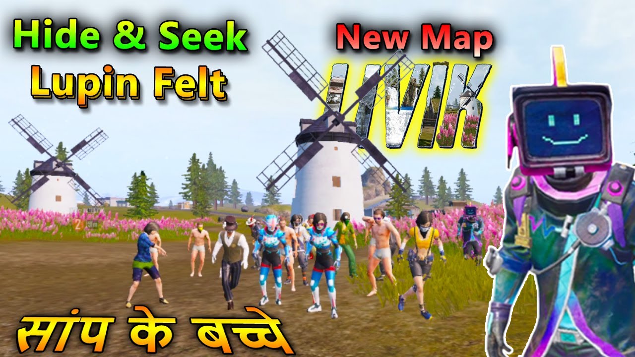 PUBG New Map Livik Hide and seek | Lupin Felt Hide and Seek | PUBG ...
