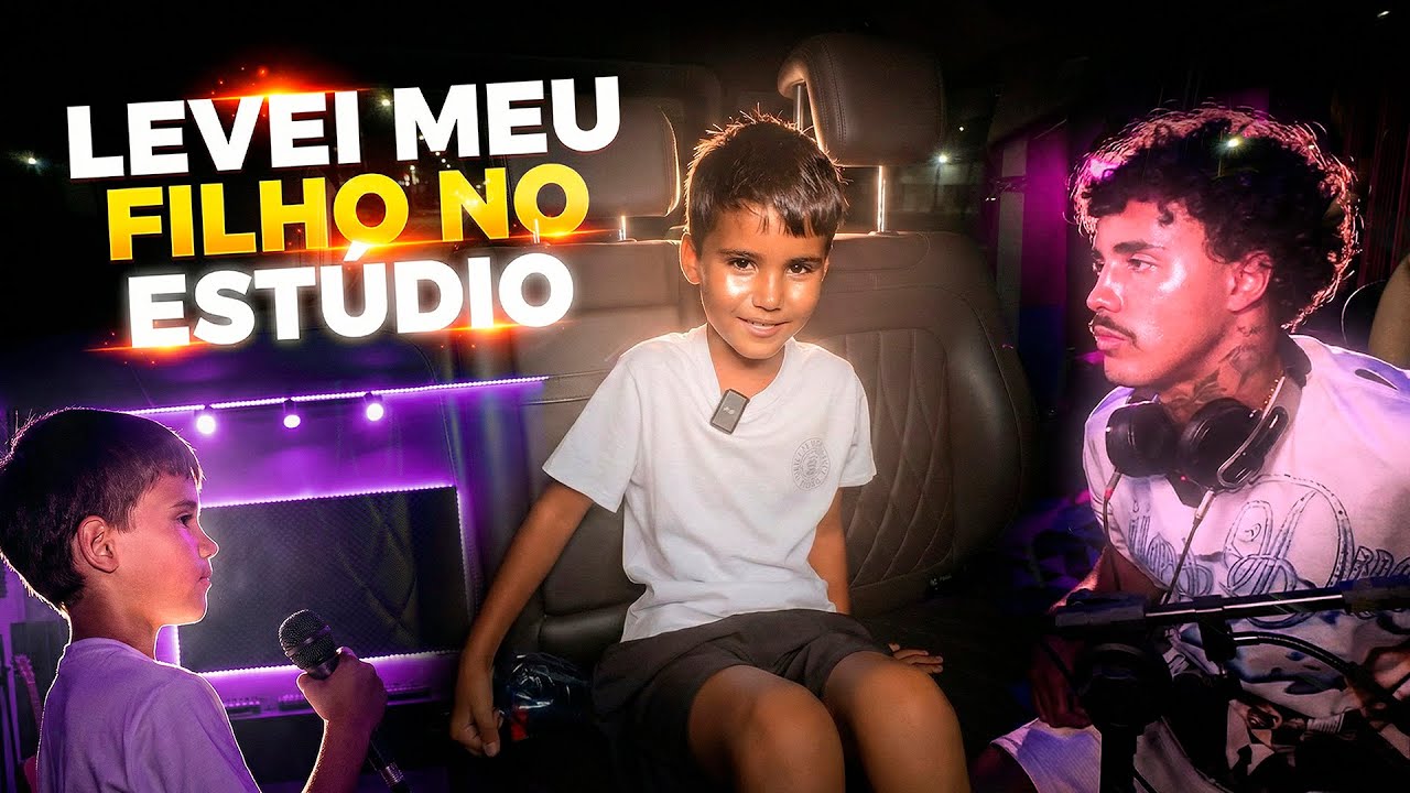 MEU FILHO FOI PRO ESTÚDIO COMIGO | Livão TV - YouTube