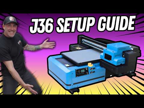 Jays Printers Ultimate J36 UV Printer Setup Guide | Unboxing, Installation & First Test Print