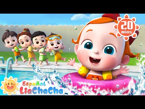 Canción de la Piscina | Aprendiendo a Nadar 🏊 | LiaChaCha en Español - Canciones Infantiles