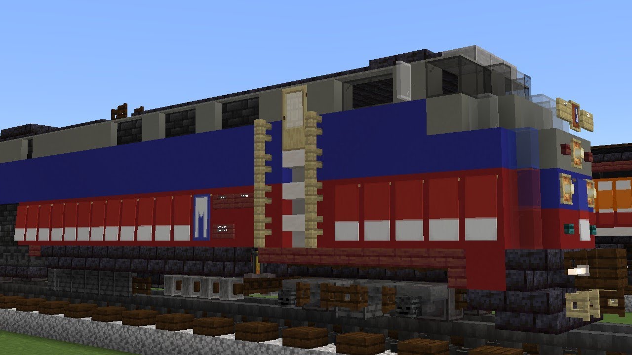 Minecraft Metro North Anniversary Locomotive Time Lapse Speed Build ...