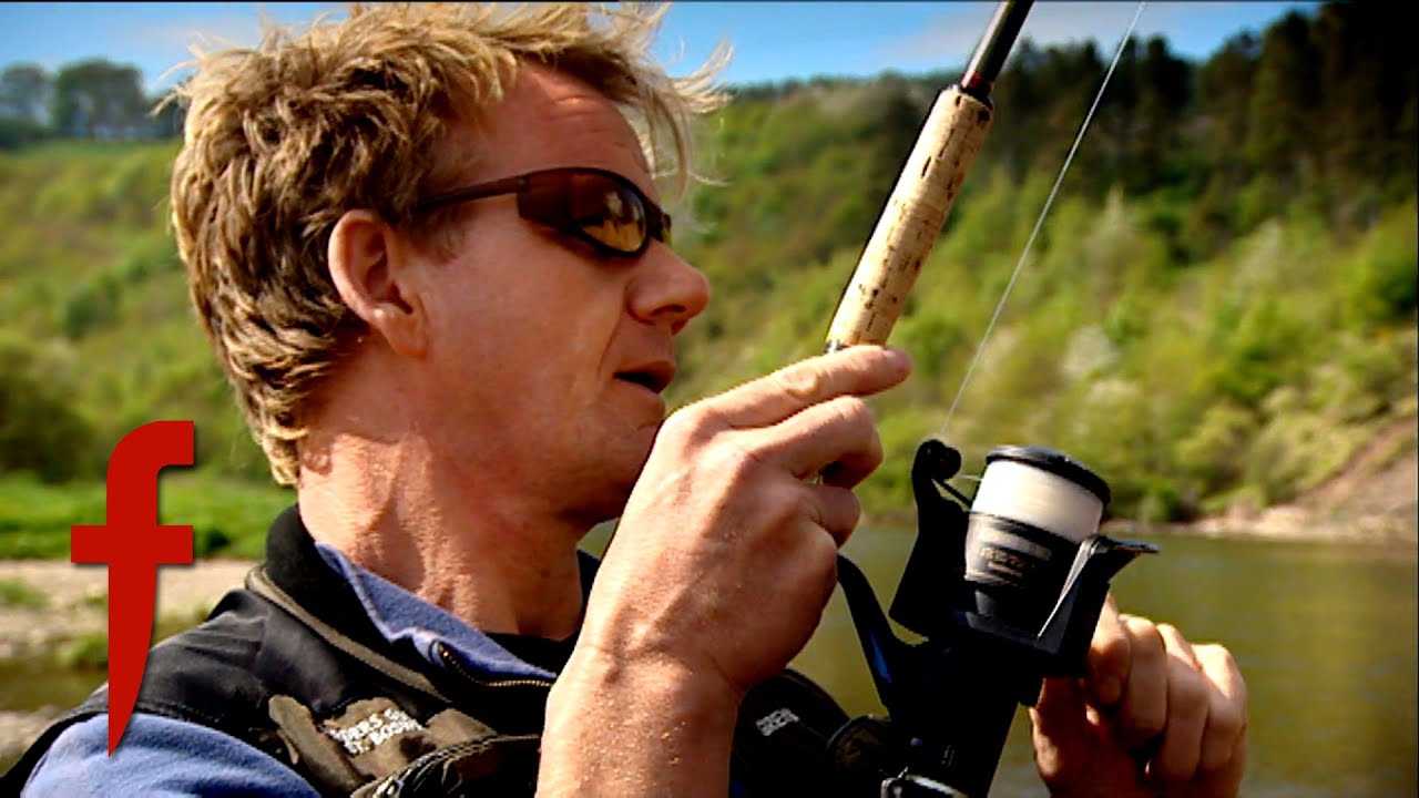 Gordon Ramsay Goes Fishing For Salmon With His Son | The F Word - YouTube