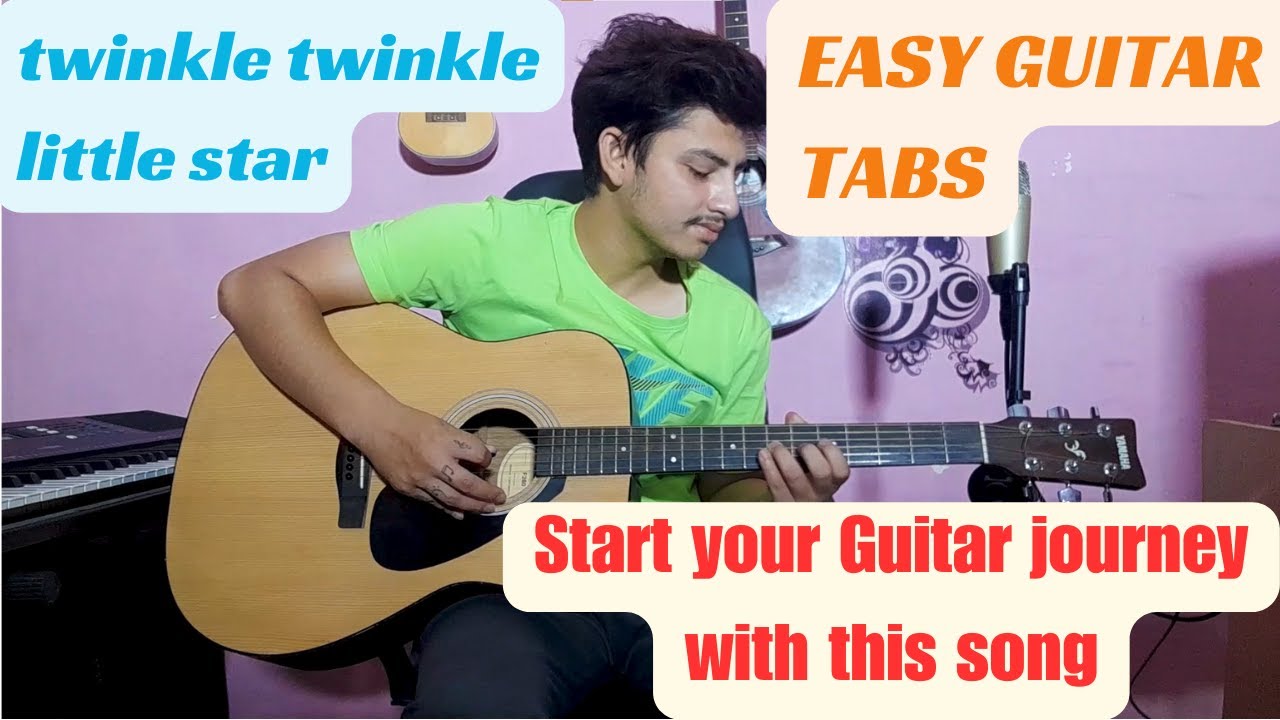 Easy guitar tabs | twinkle twinkle little star | Guitar Lesson | By ...