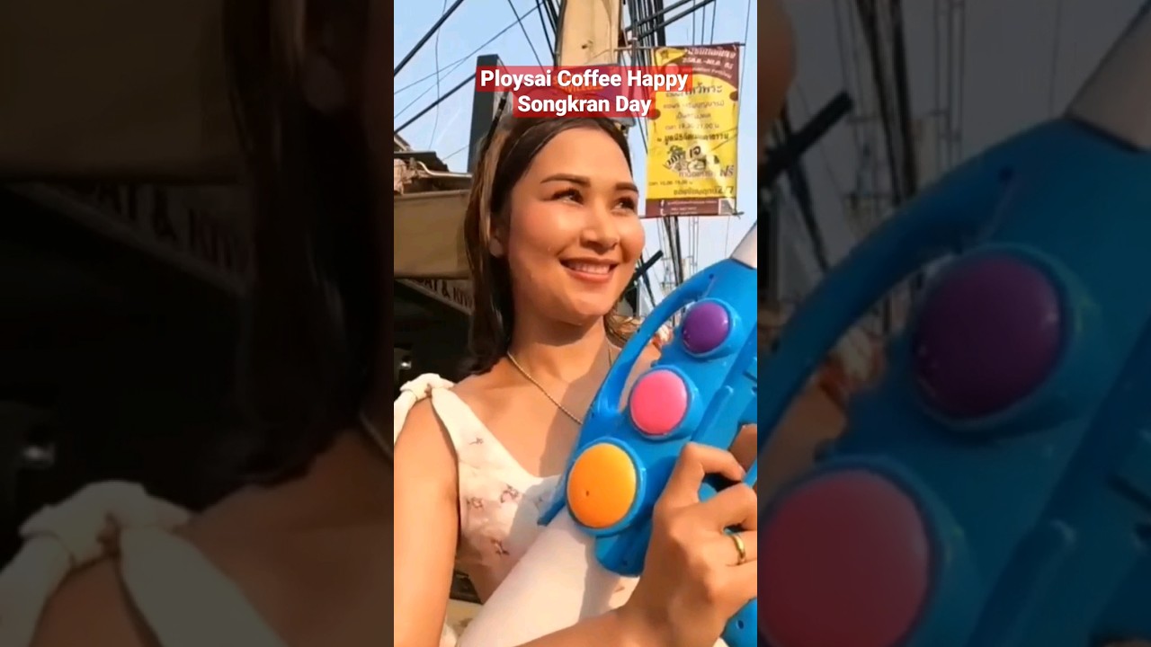 Ploysai Coffee Happy Songkran Day #ladycoffee #songkran #pattaya #thaistreetfood - YouTube