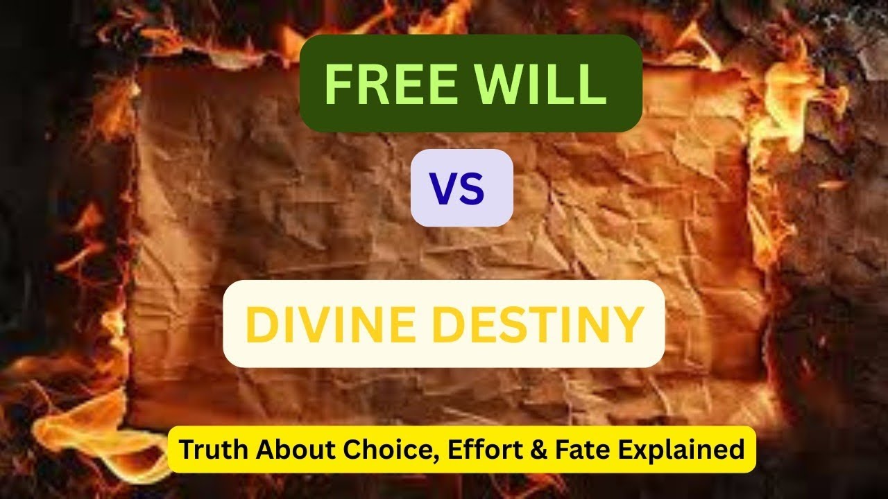 Free Will vs Divine Destiny: Truth About Choice, Effort & Fate ...