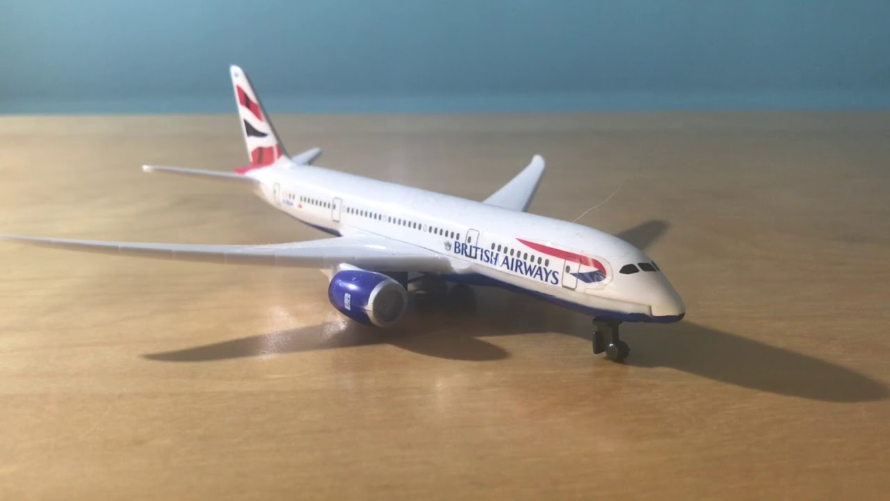 Daron British Airways 787-9 Toy Review - YouTube