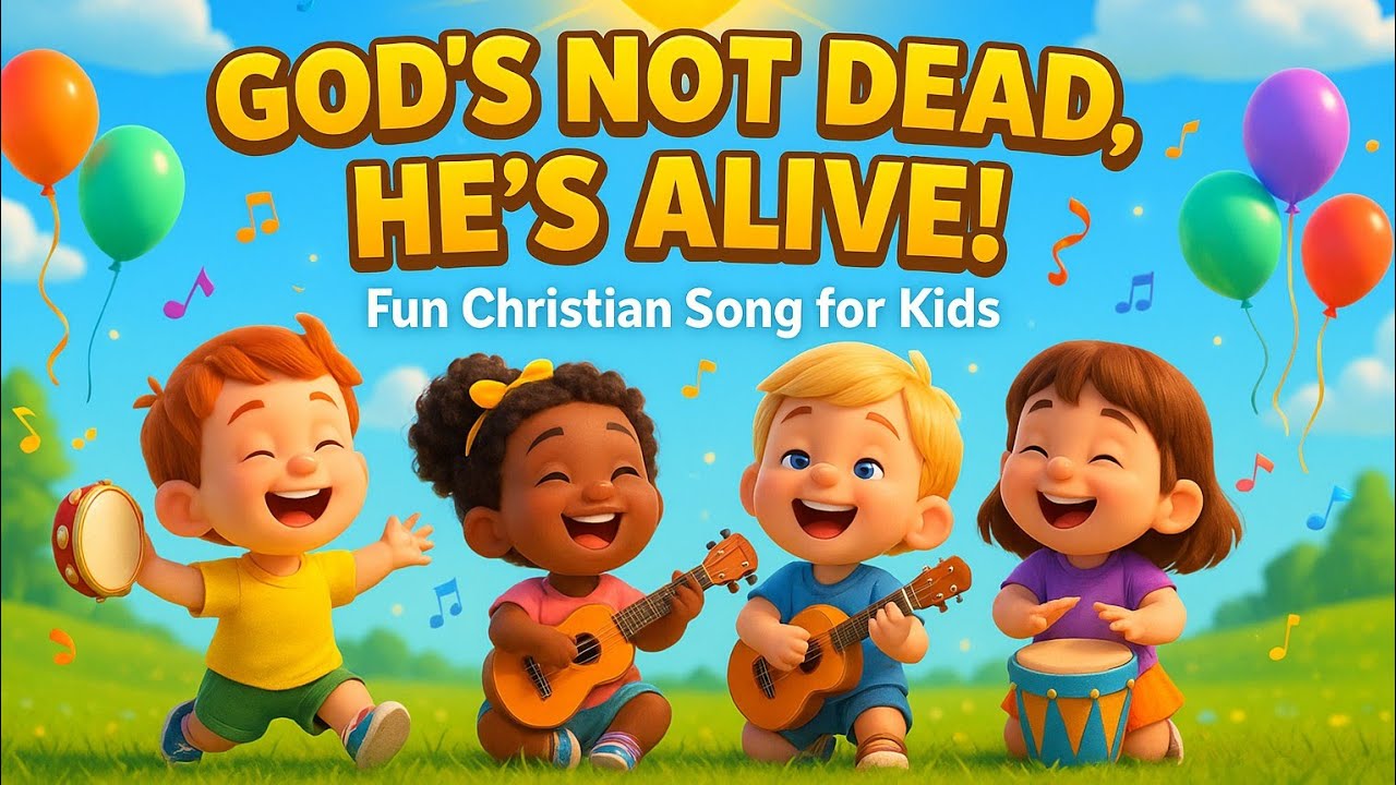 God’s Not Dead, He’s Alive! | Fun Christian Song for Kids - YouTube