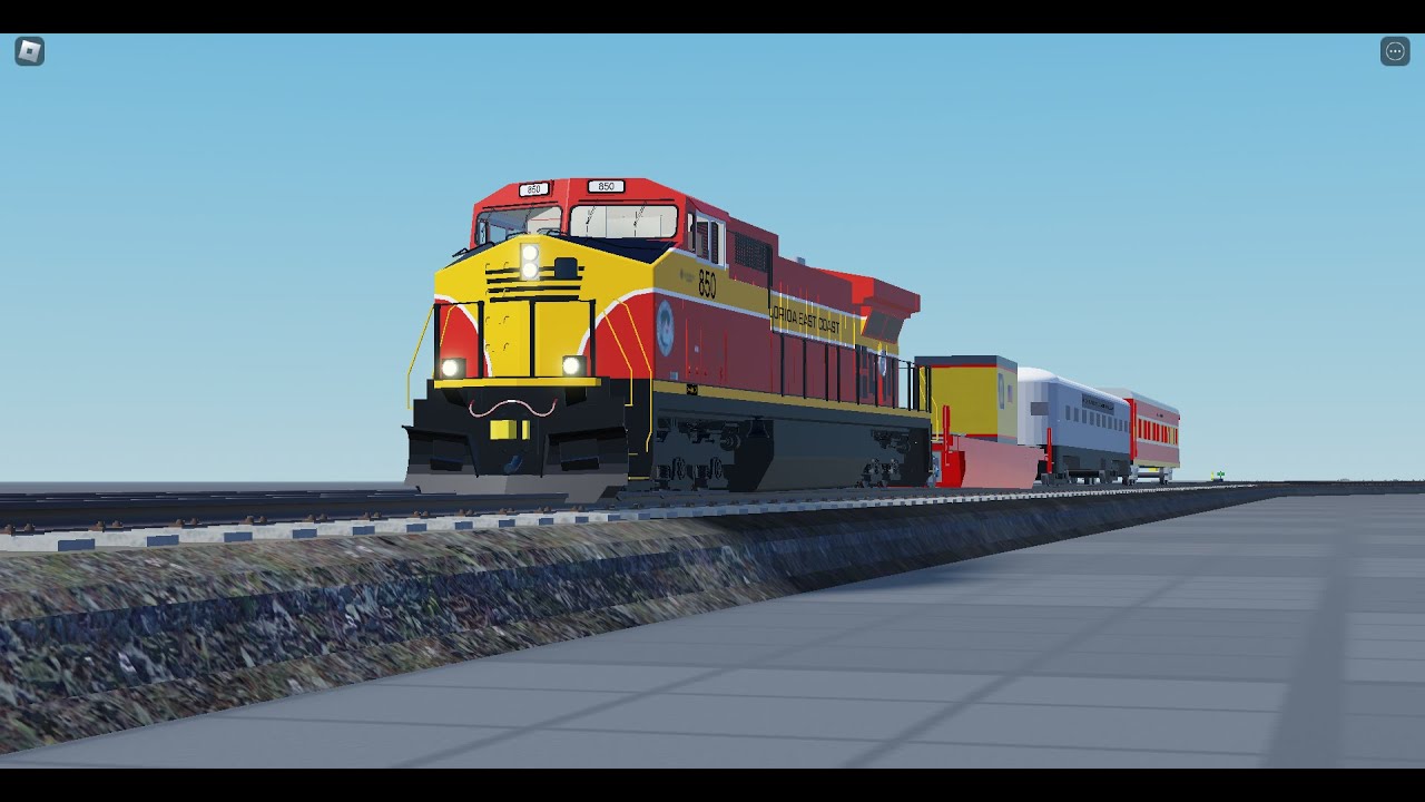 FECT Business Train With Custom FEC dash 9 leader - YouTube