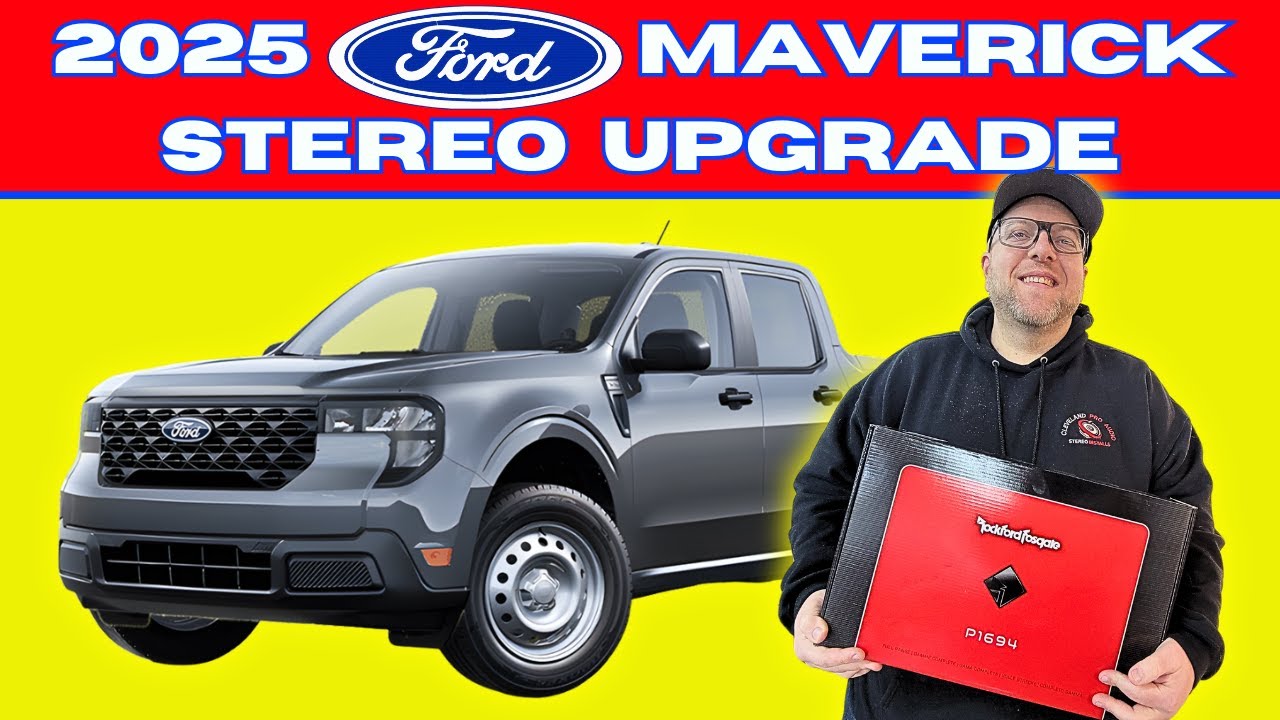 🚀 2025 Ford Maverick Rockford Fosgate Sound System Upgrade | Custom ...