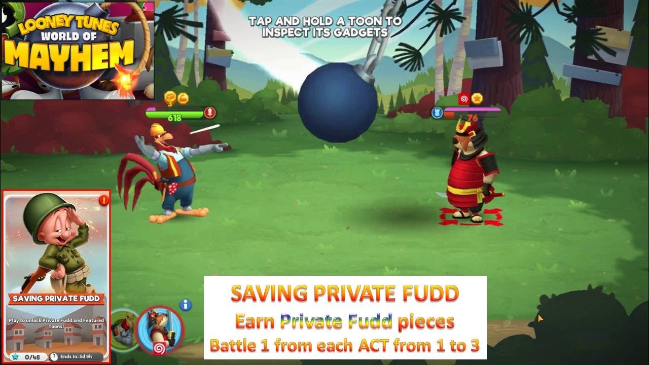 Looney Tunes World of Mayhem - Saving Private Fudd Event - YouTube