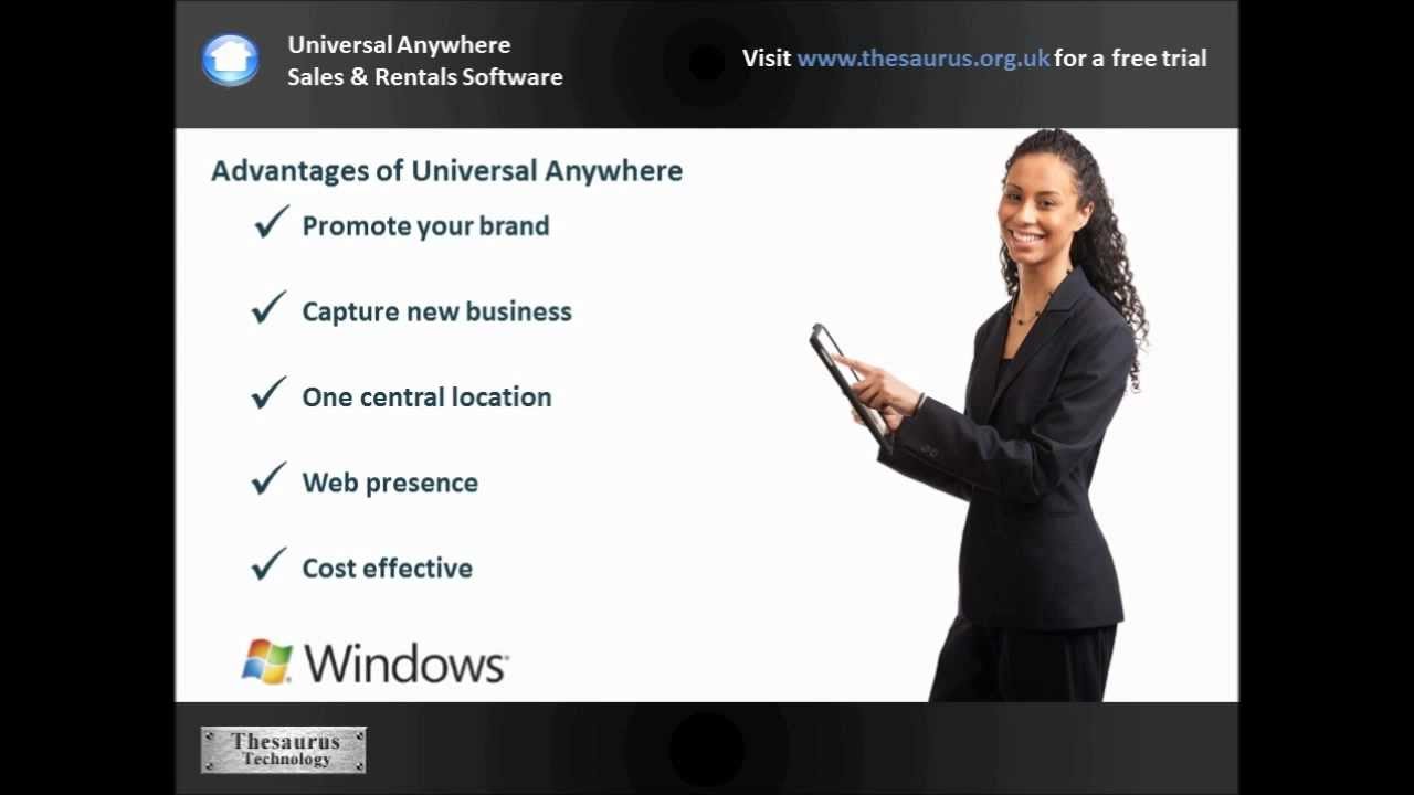 Universal Anywhere, estate agency and letting agent software - YouTube