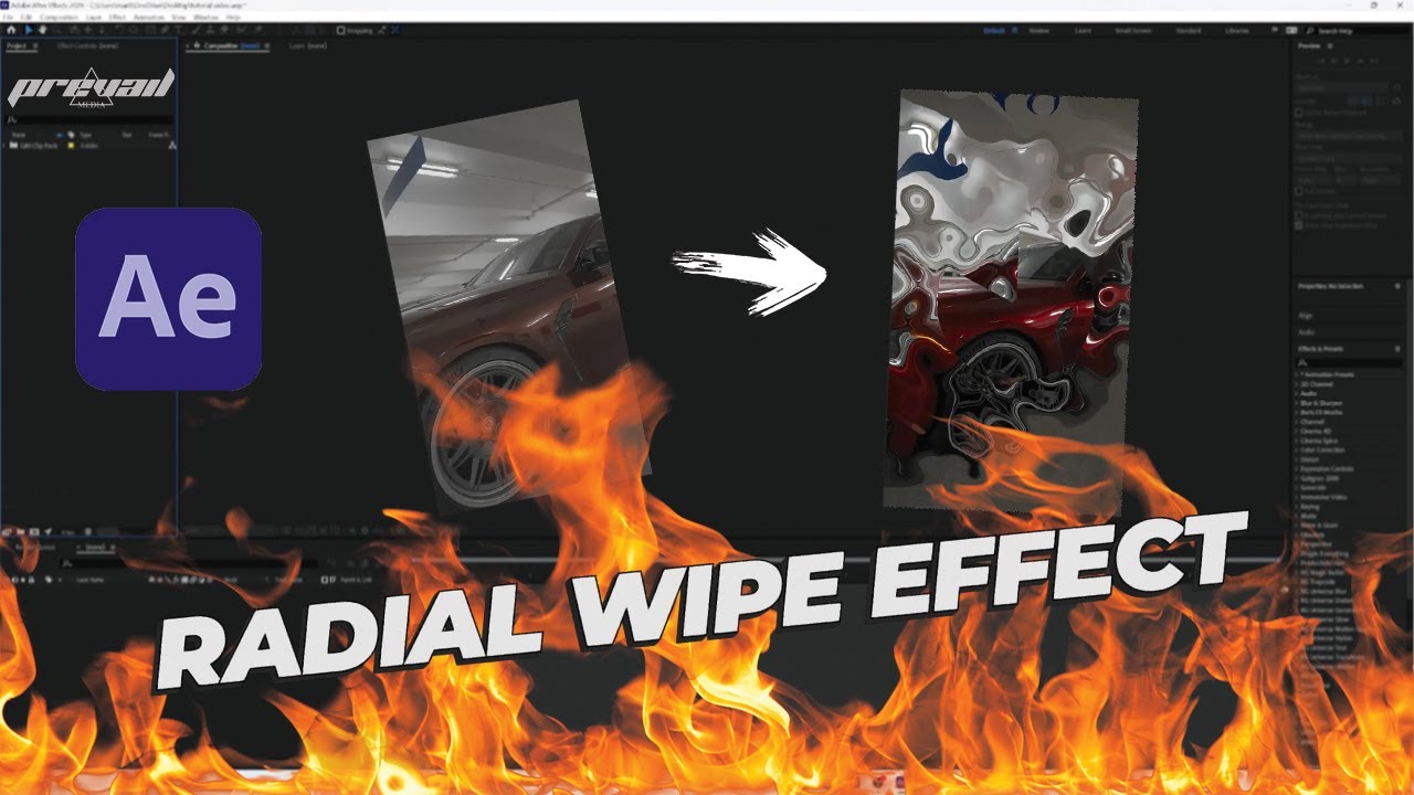 RADIAL WIPE EFFECT CAR EDIT - YouTube