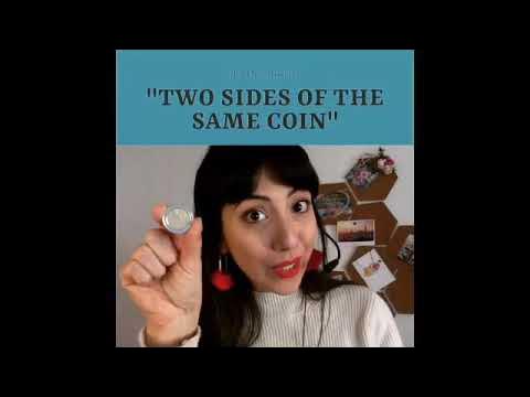 Two sides of the same coin [idiom/meaning/example] - YouTube