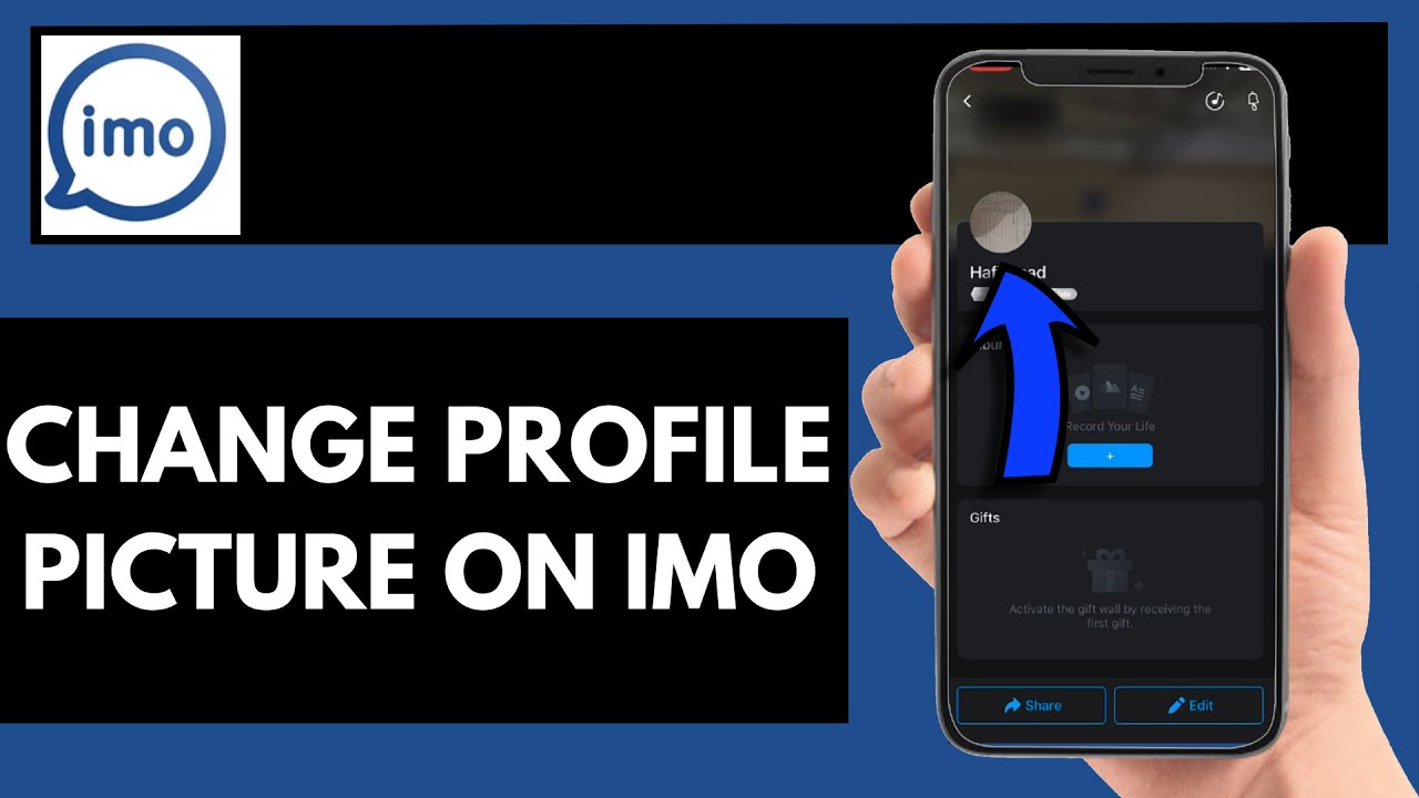 How To Change Profile Picture On Imo - YouTube